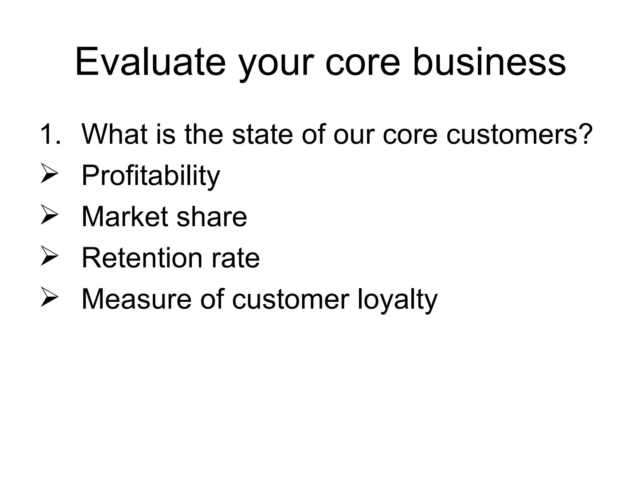 Finding your next core business | PPT