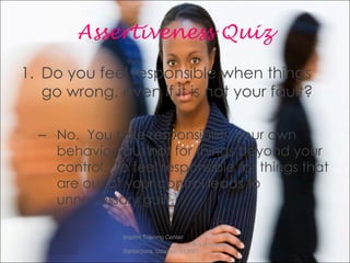 Finding your voice assertive skills | PPT | Family and Relationships