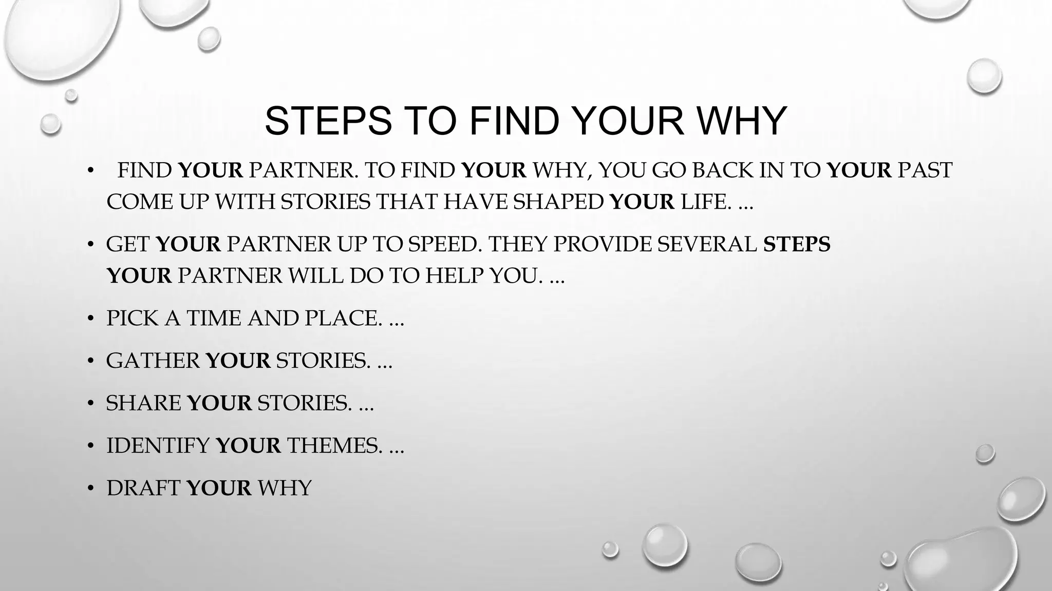 Finding your why | PPTX