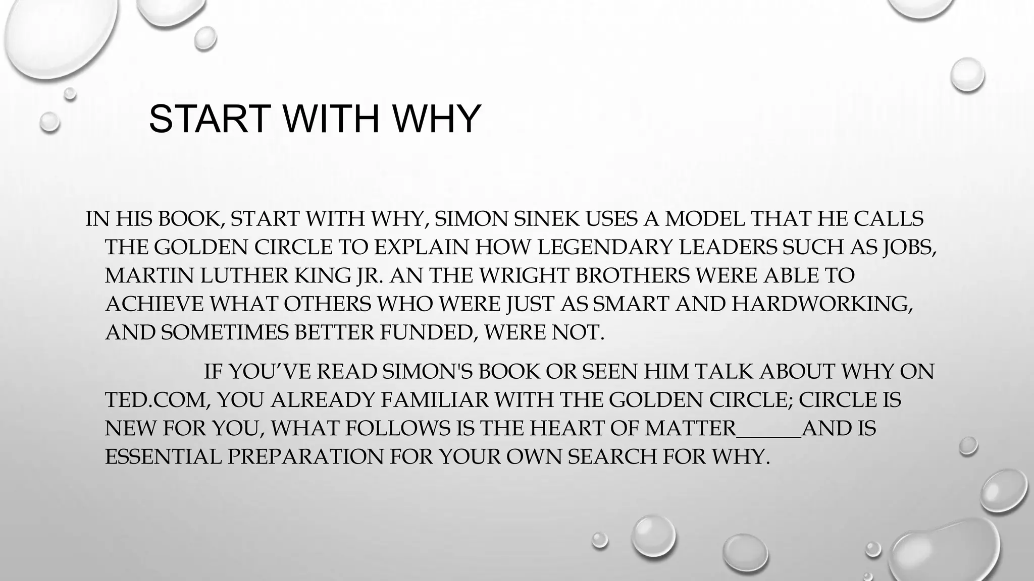 Finding your why | PPTX