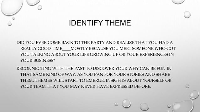 Finding your why | PPTX