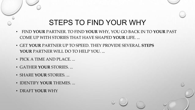 Finding your why | PPTX