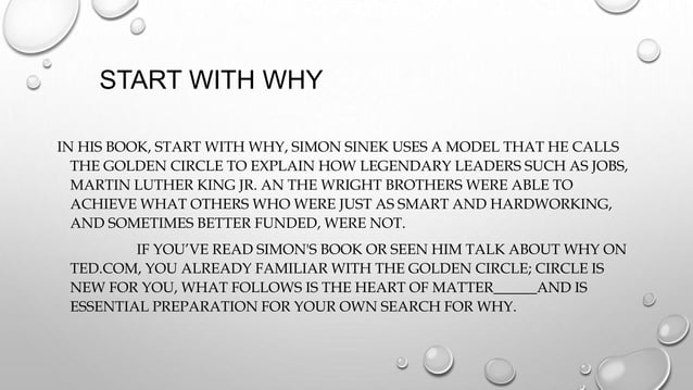 Finding your why | PPTX