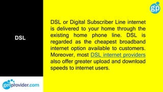 Find Internet Service Providers | GetProvider.com | Internet Service ...
