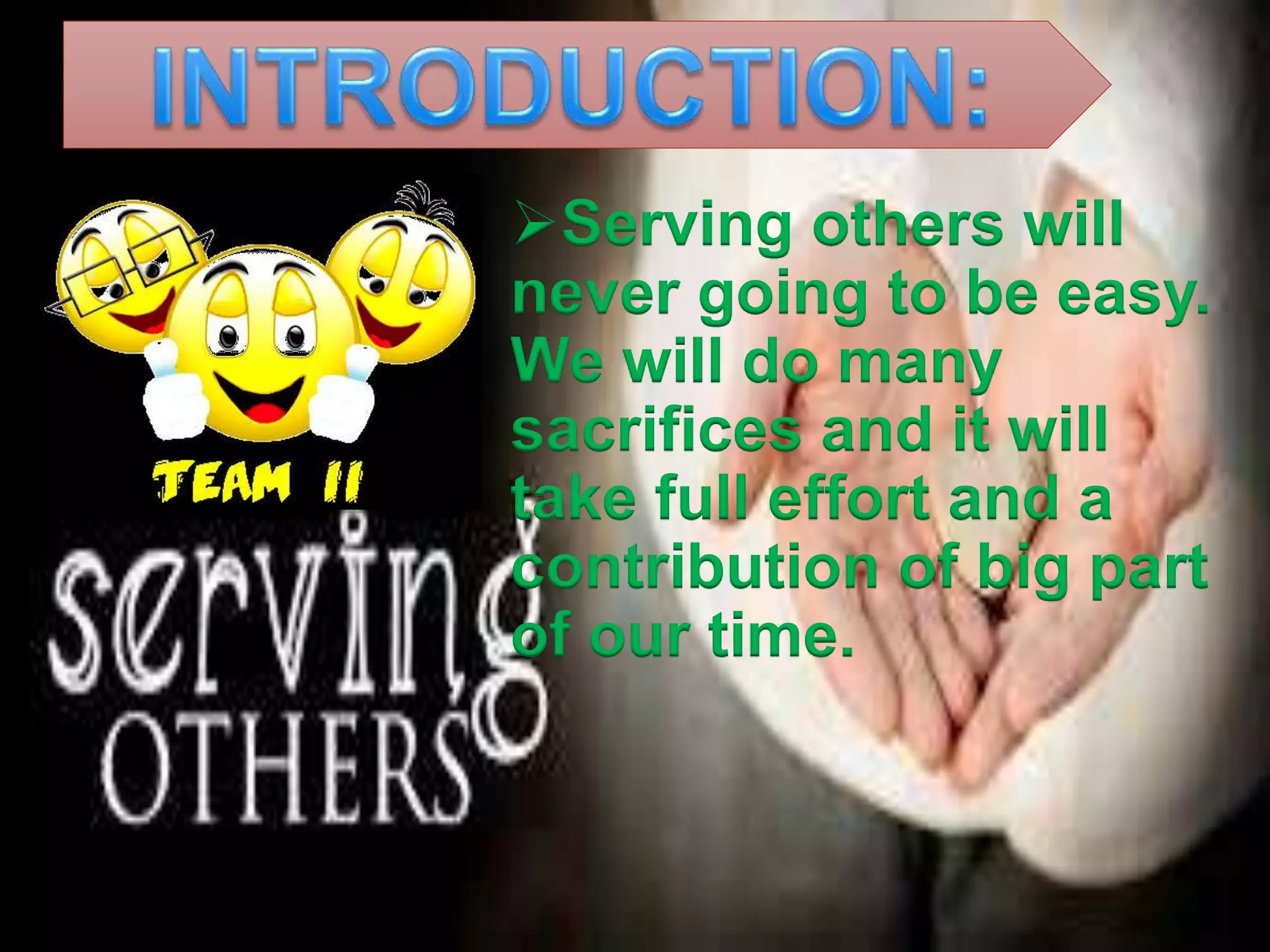 Find life in service to others pp | PPTX