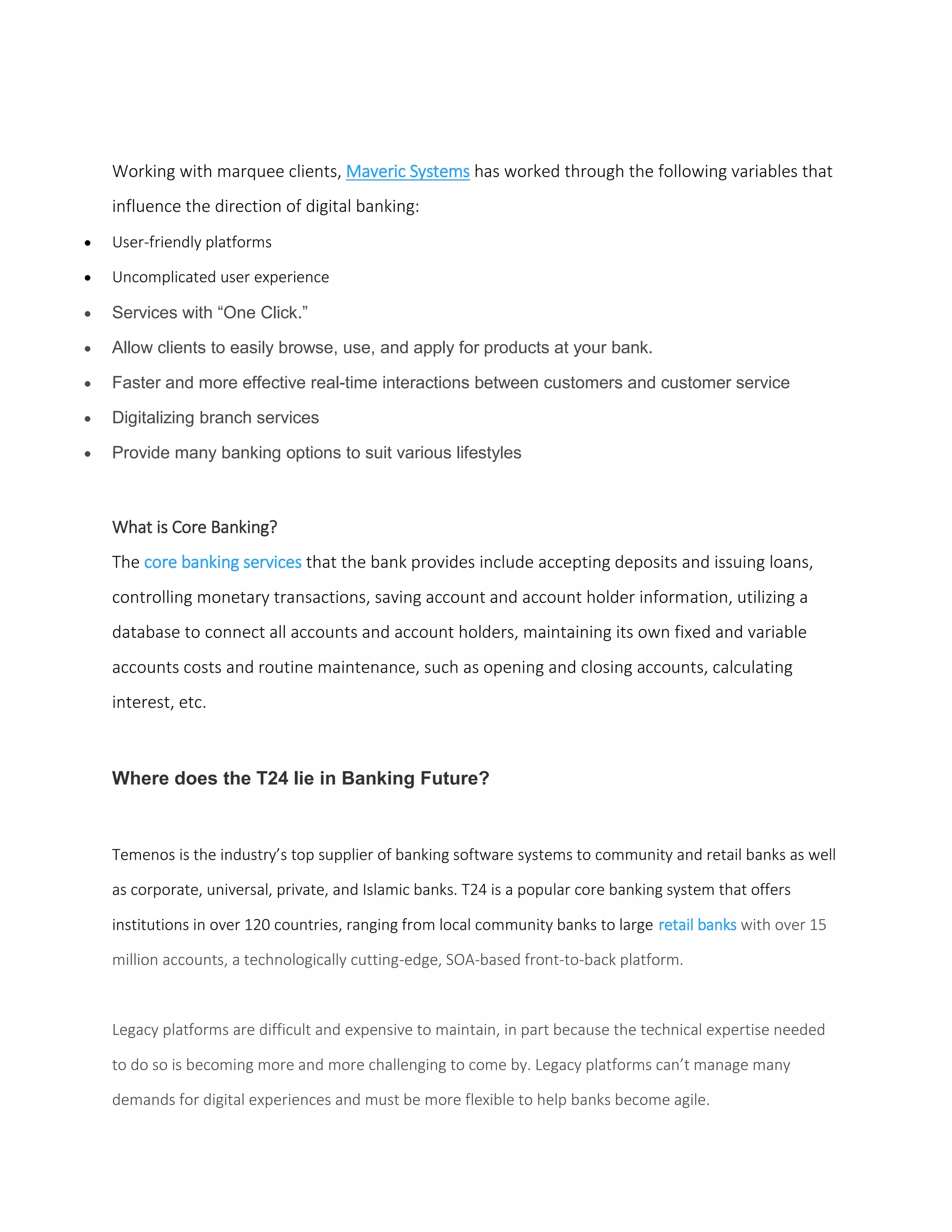 Find More About Temenos T24 The Future In Banking.pdf | Business ...