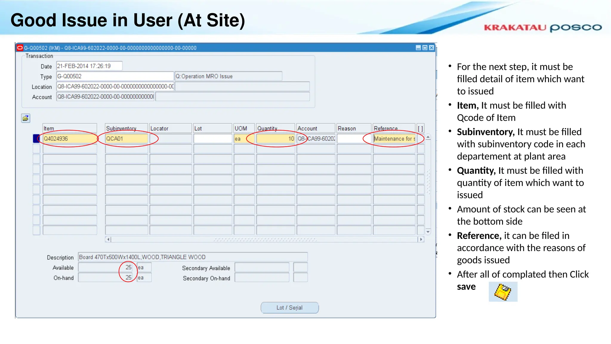 Find On-Hand Qty & Good Issue Modul .pptx