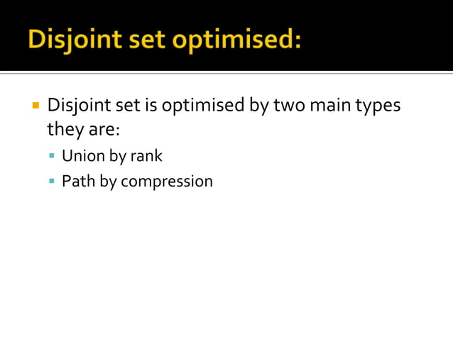 Find operation and smart union algorithm | PPT