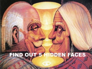 Find out hidden faces (illusion) | PPT