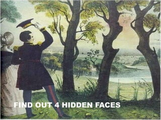 Find out hidden faces (illusion) | PPTX