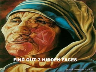 Find out hidden faces (illusion) | PPT