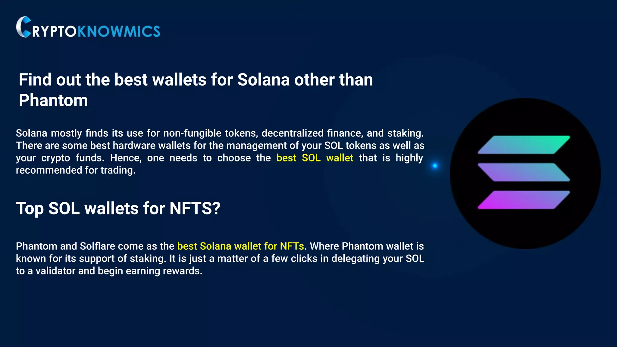 Find out the best wallets for Solana other than Phantom.pdf