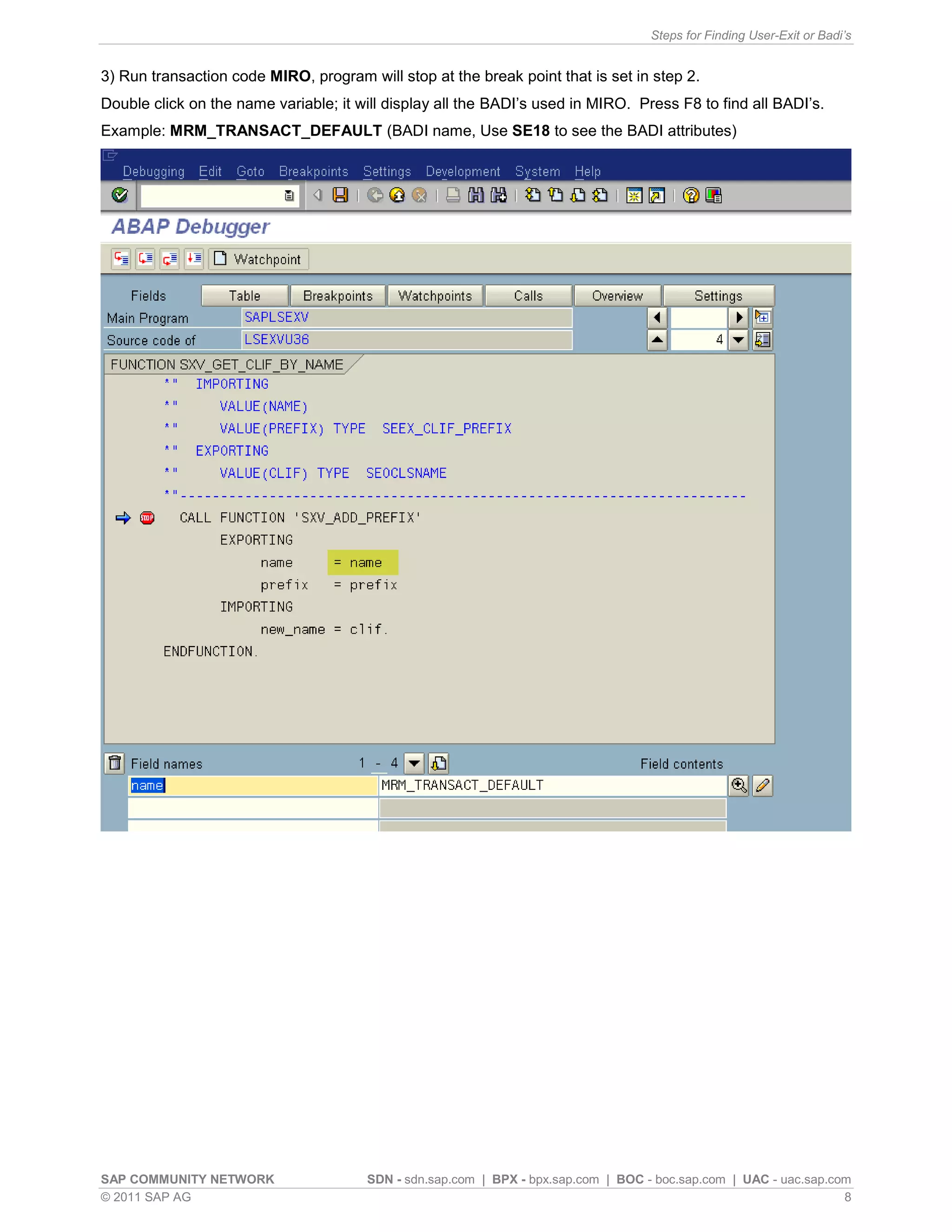 Find out userexits in sap | PDF