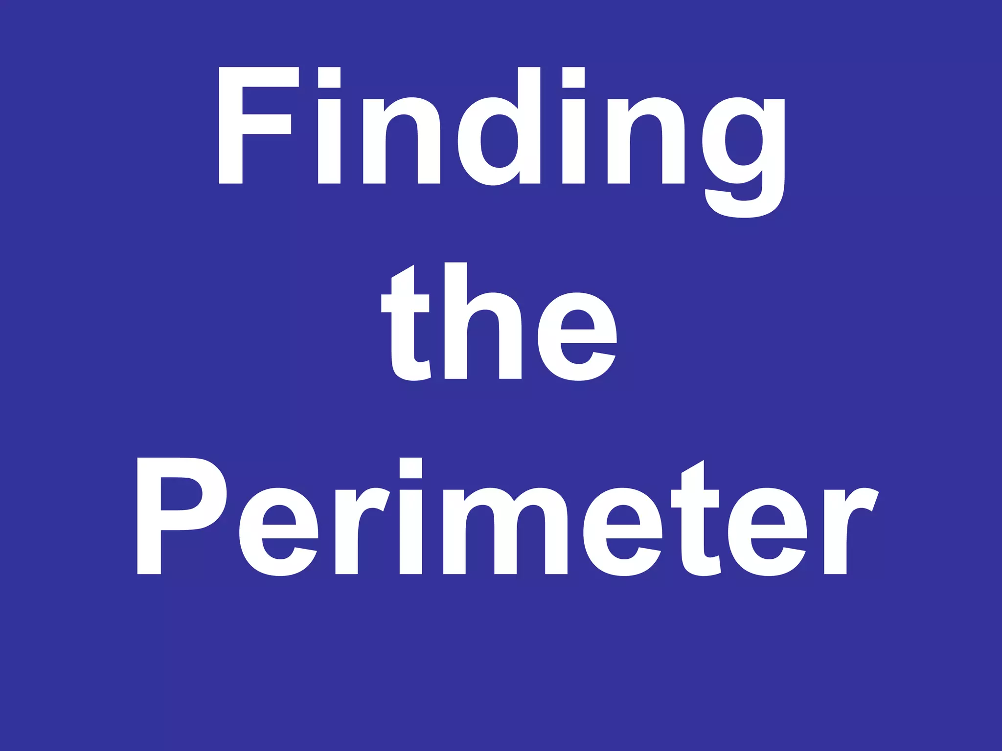 Find perimeter | PPT