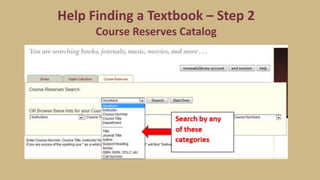 Find Textbooks | PPTX