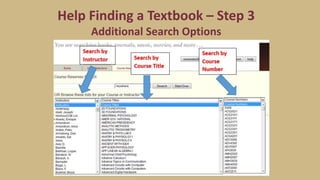 Find Textbooks | PPTX