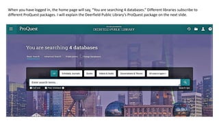 Find That Article With ProQuest.pptx