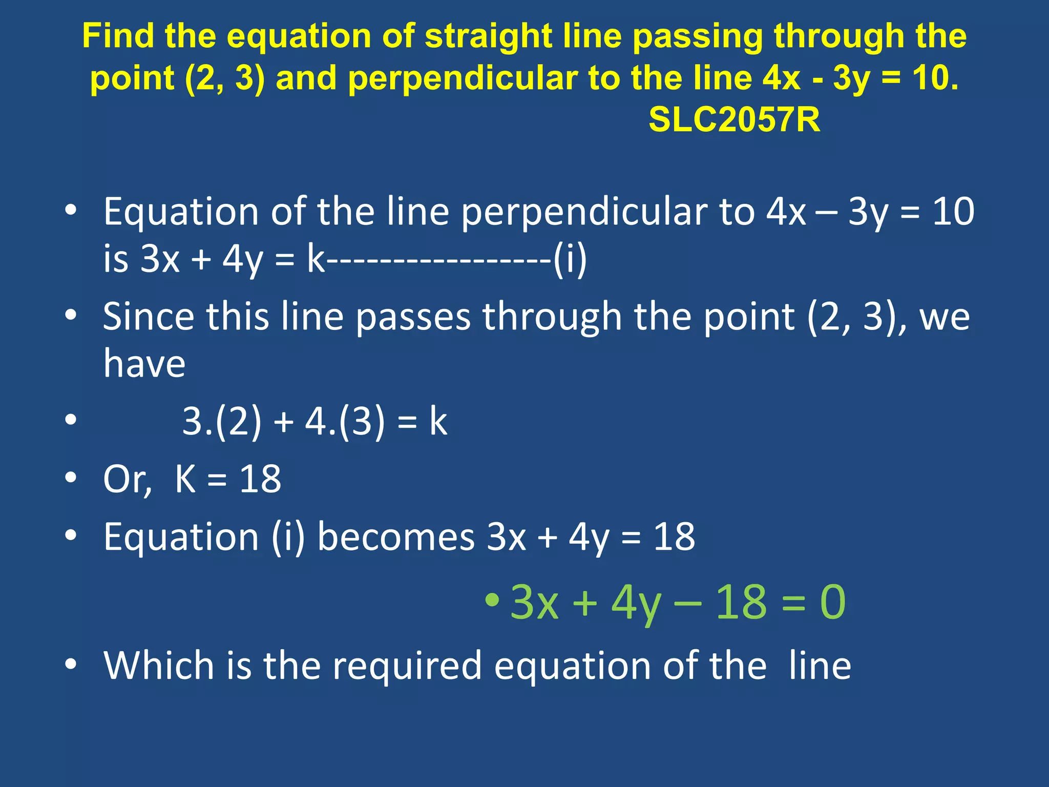 The angle between two lines | PPTX