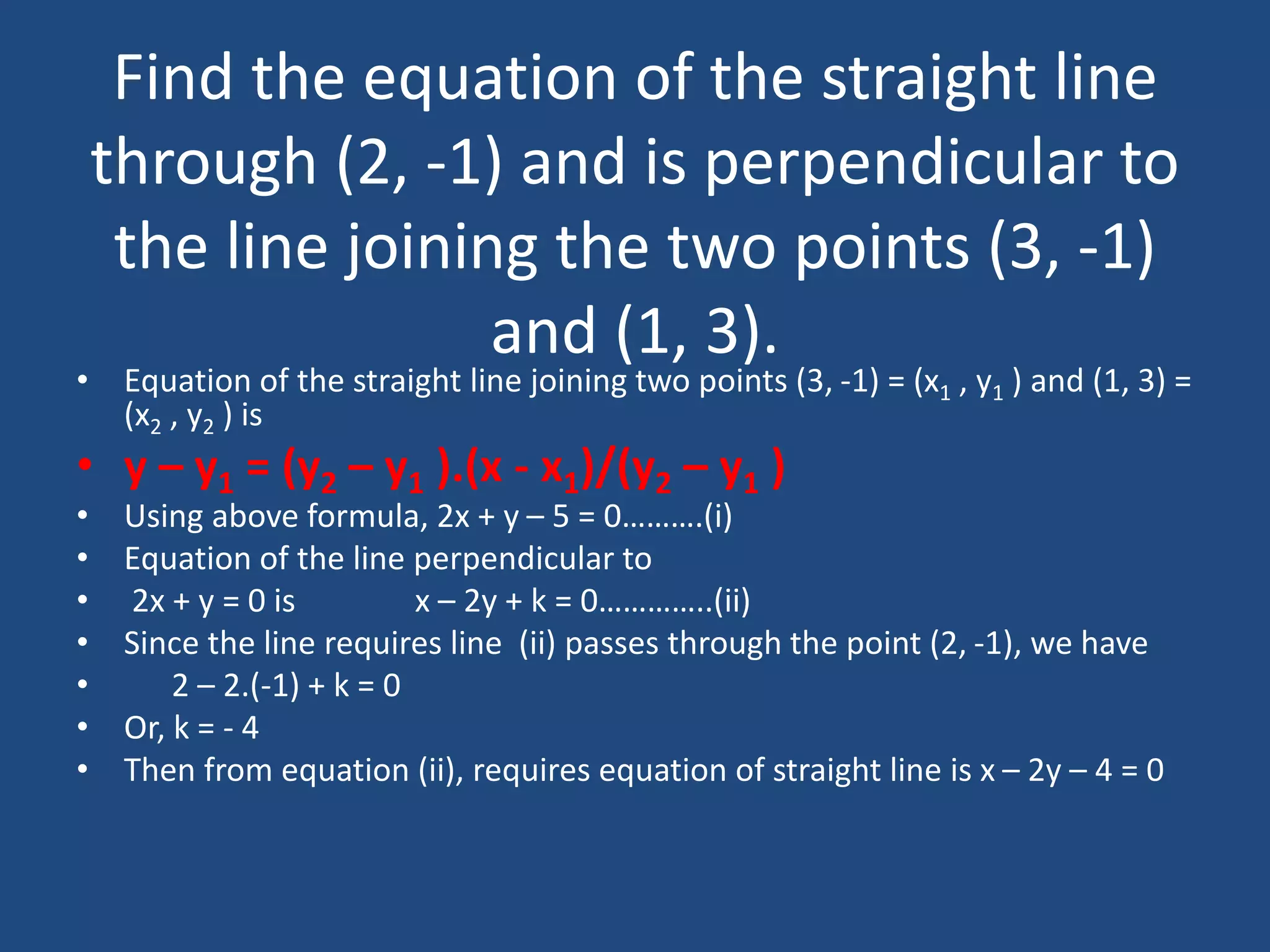 The angle between two lines | PPTX