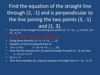 The angle between two lines | PPTX