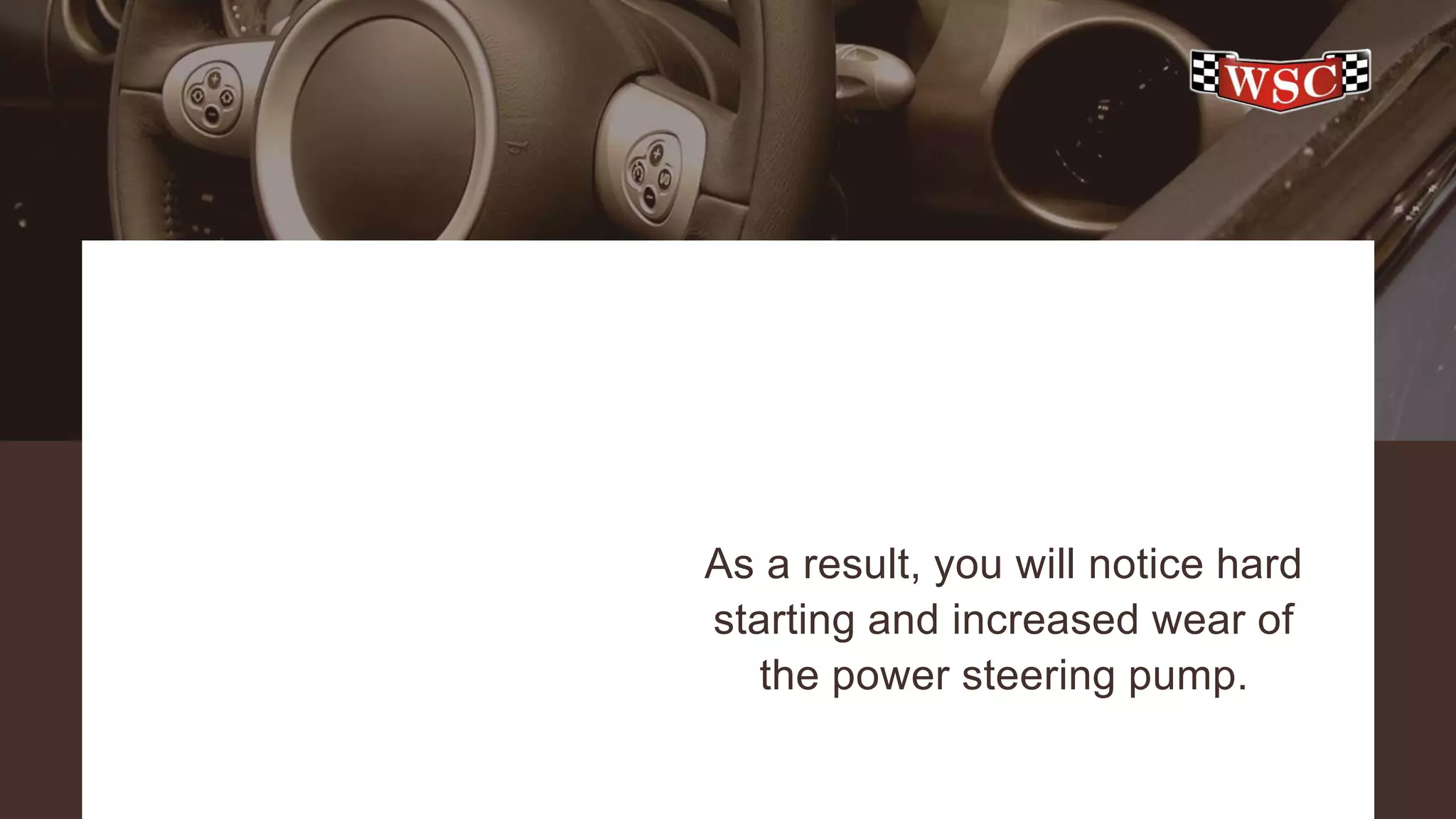 Find the Causes of Power Steering Failure in Mini by Woodinville ...