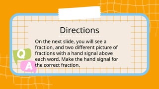 Fraction Slides Activity for presentation | PPT