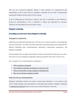 Find the Road to Good Leadership.docx