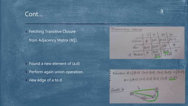 Find Transitive Closure Using Floyd-Warshall Algorithm | PPT Find Transitive Closure Using Floyd-Warshall Algorithm | PPT