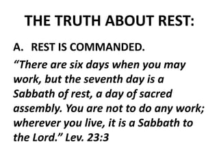 Find true rest | PPTX