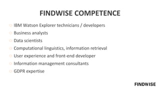 Findwise and IBM Watson | PPT