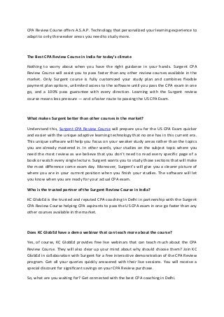 Find your faster path toward the us cpa