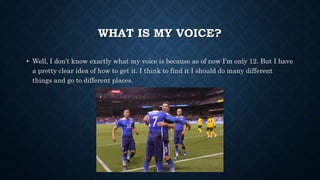 Find your voice project | PPTX