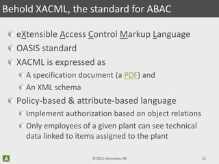 Fine grained access control for cloud-based services using ABAC and XACML | PPTX | Cloud ...