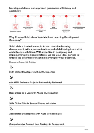 Machine Learning Development Company- SoluLab | PDF