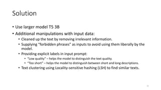 Fine-tuning Large Language Models by Dmitry Balabka | PPTX