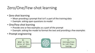 Fine-tuning Large Language Models by Dmitry Balabka | PPTX