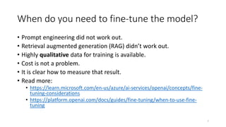 Fine-tuning Large Language Models by Dmitry Balabka | PPTX