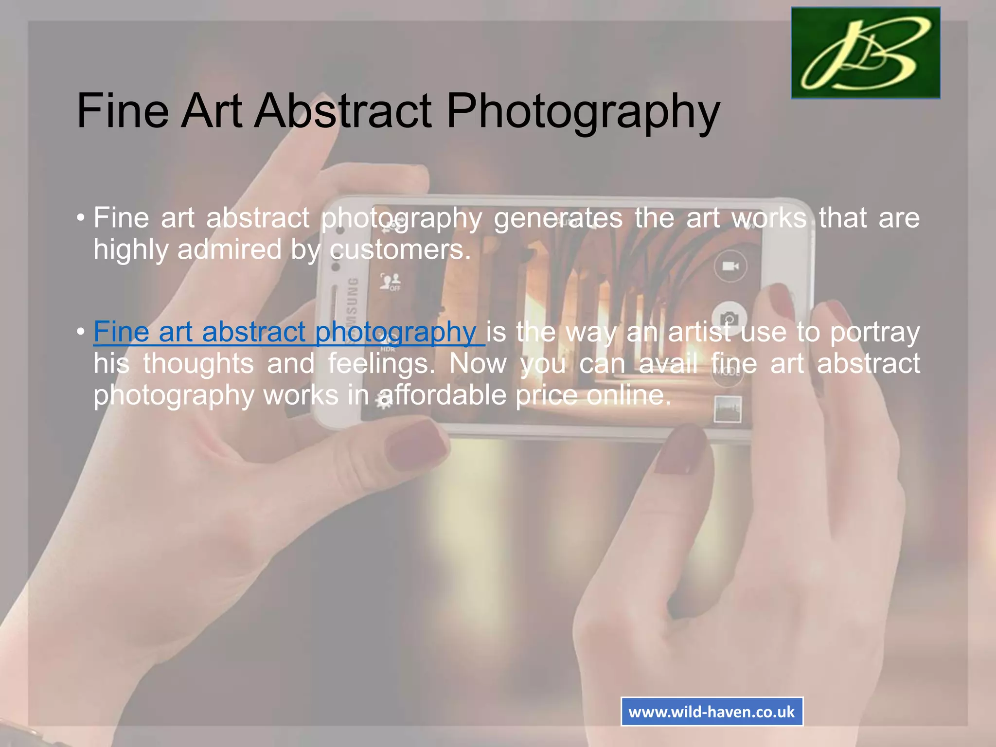 Fine art abstract photography | PPTX