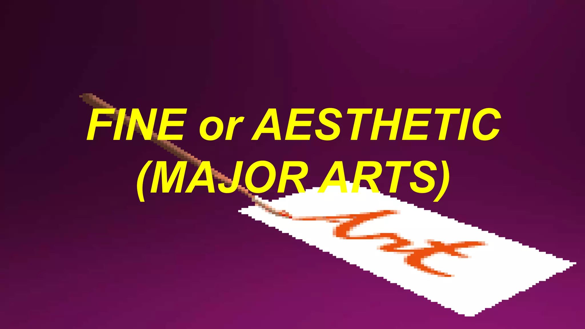 Fine art and utilitarian art | PPT