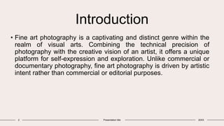 Fine Art Photography | PPTX