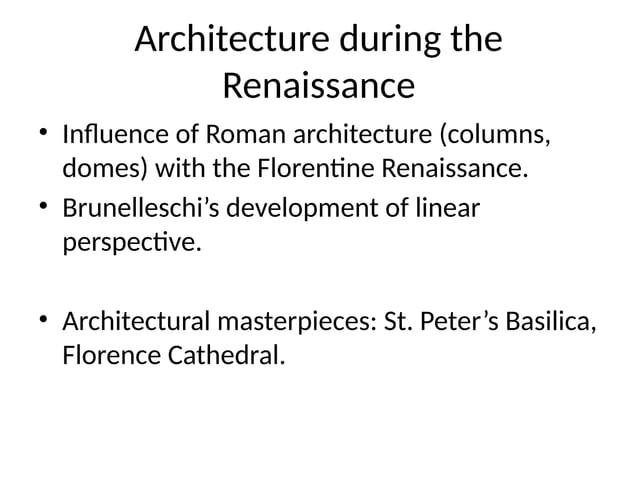 A HISTORICAL OVERVIEW OF FINE ARTS AND ARCHITECTURE | PPT