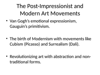 A HISTORICAL OVERVIEW OF FINE ARTS AND ARCHITECTURE | PPT