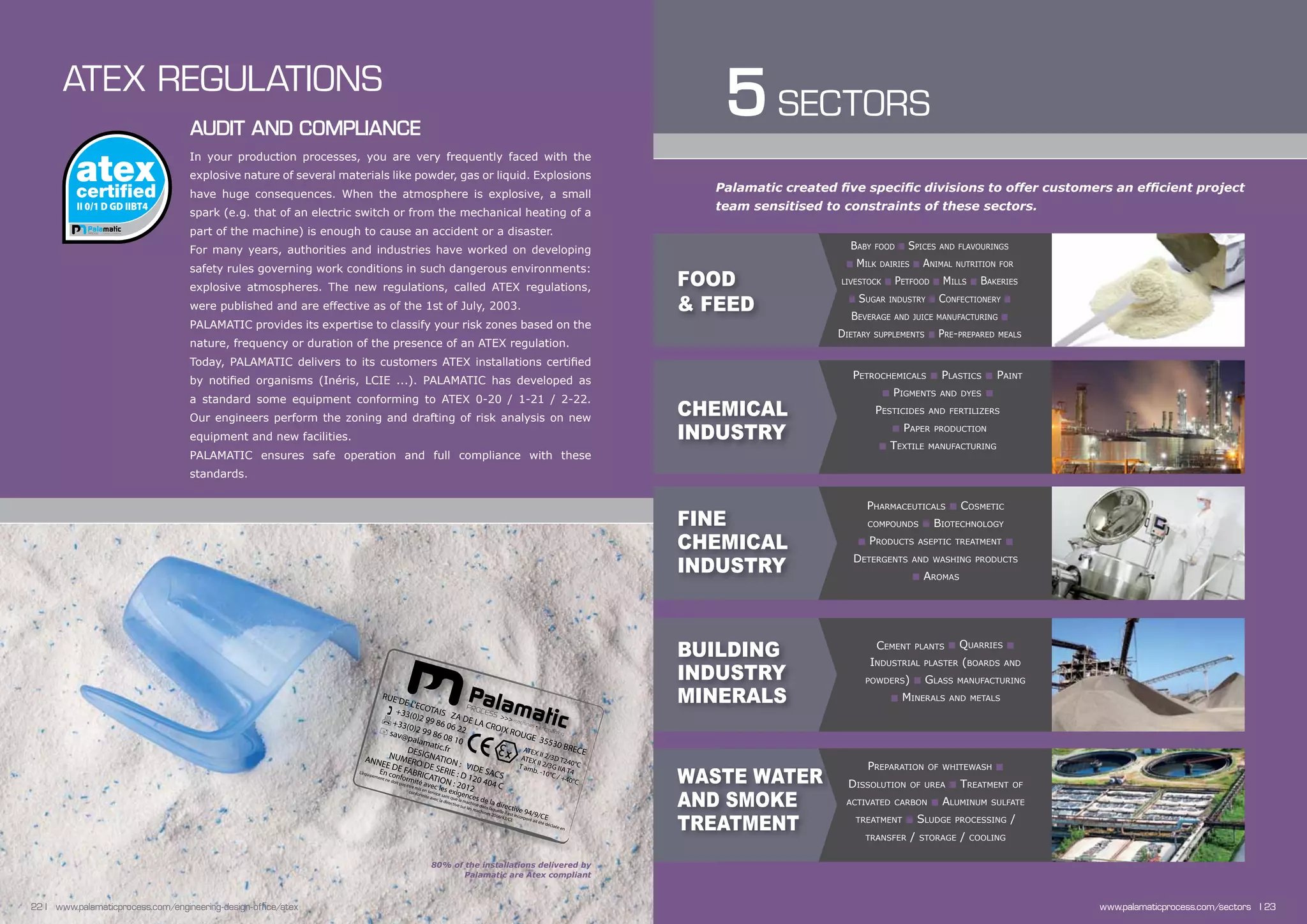 Fine chemical industry Palamatic Process | PDF