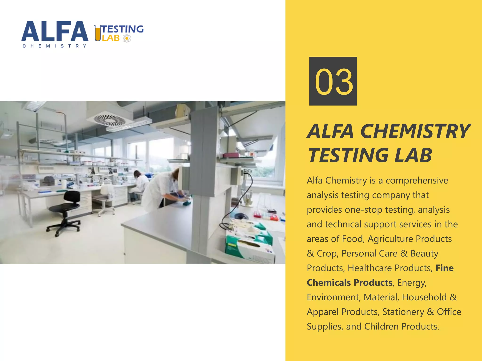 Fine chemical products testing | PDF | Science