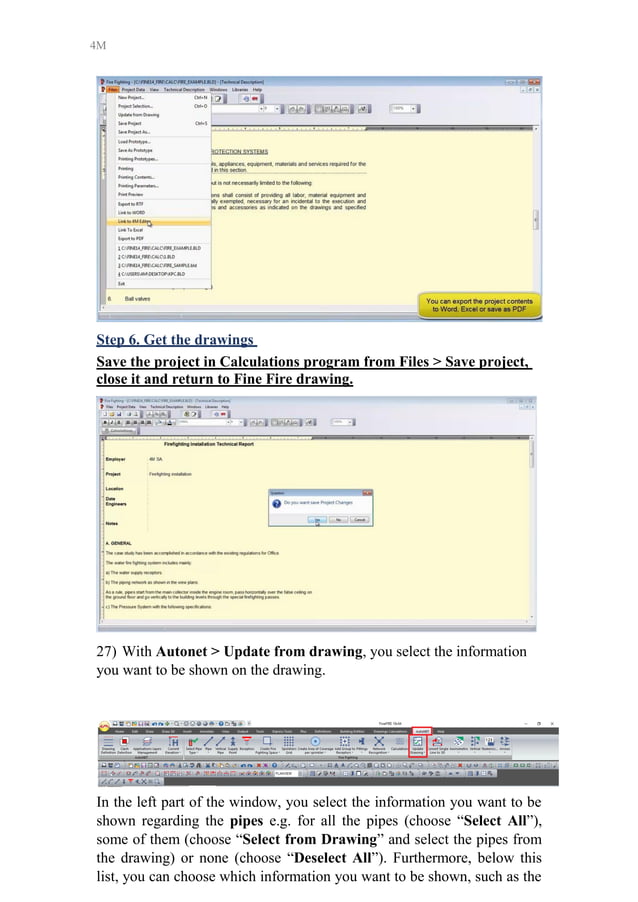 FINE FIRE BIM SOFTWARE - Step by step tutorial guide | PDF | Computing | Technology & Computing