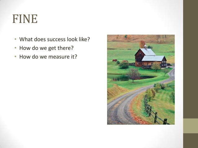 What does success look like? | PPTX