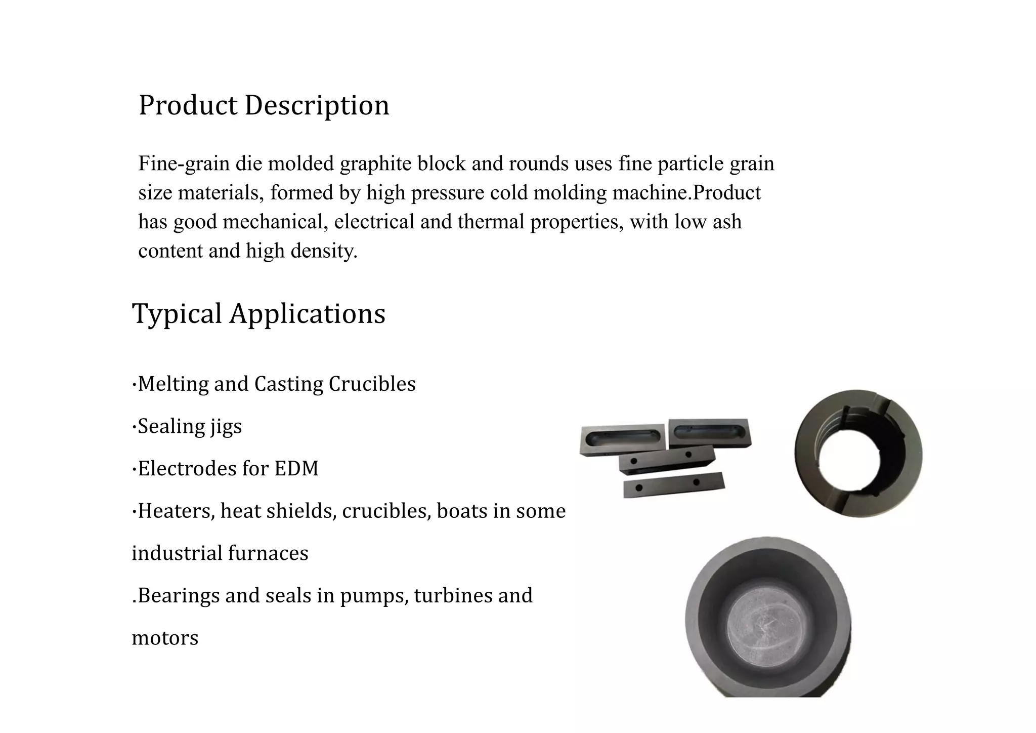 Fine grain molded graphite block | PPT