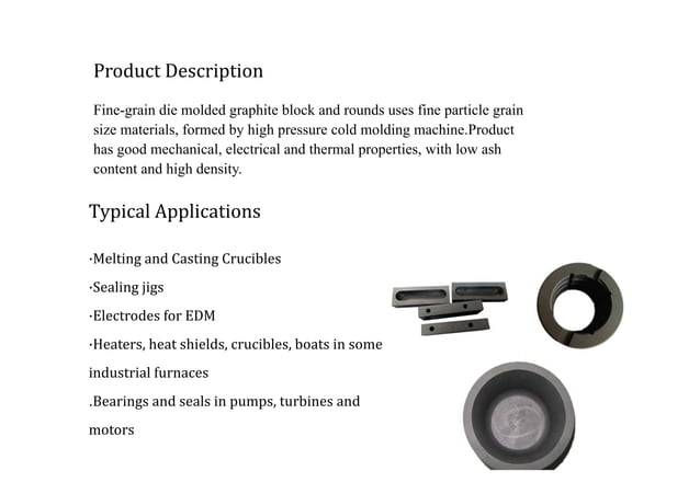 Fine grain molded graphite block | PPT