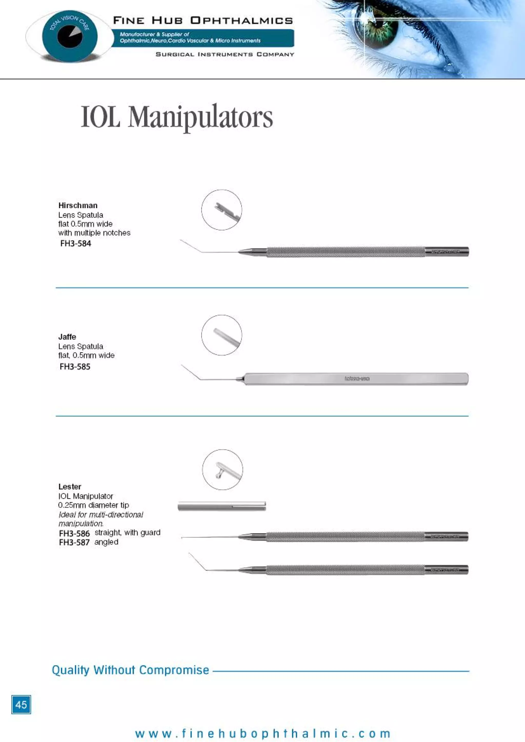 Ophthalmic Surgical Instruments Sialkot Pakistan Basic Ophthalmology ...