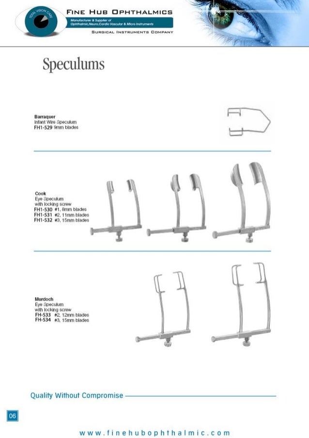 Ophthalmic Surgical Instruments - Basic Ophthalmology / Eye Surgery I…